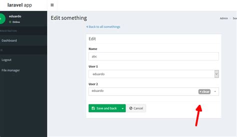 Clear Values From Select2fromajax · Issue 911 · Laravel Backpack