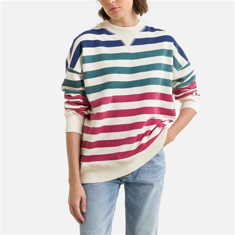 Свитшот в полоску женский Leon And Harper модель Suzi Объемный свитшот в разноцветную