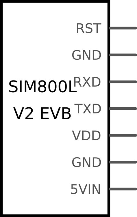 How To Use Sim800lv2 Evb 1 Schematic Pinouts Specs And Examples Cirkit Designer