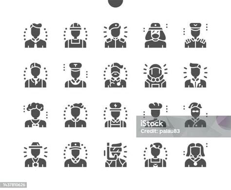 직업 남자 남성 전문가 남자 노동자 벡터 솔리드 아이콘입니다 간단한 픽토그램 고체에 대한 스톡 벡터 아트 및 기타 이미지 고체 아이콘 의사 Istock