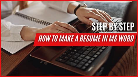 How To Make A Resume On Word Step By Step Guide