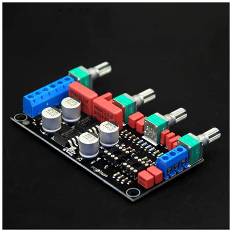 Ghxamp Lm3117 Lm337 프리 앰프 톤 보드 고음 저음 전력 증폭기 보드 프리 앰프 보드 Op Amp Opa2604