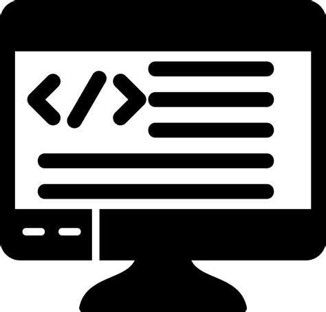 Programming Vector Icon 20516010 Vector Art At Vecteezy