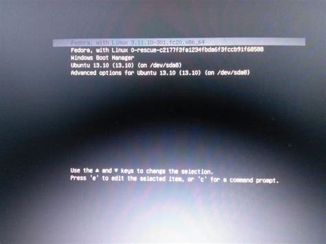 Cant Boot Ubuntu 1310 After Install Fedora 20 On A X8664 Efi Machine Ask Ubuntu