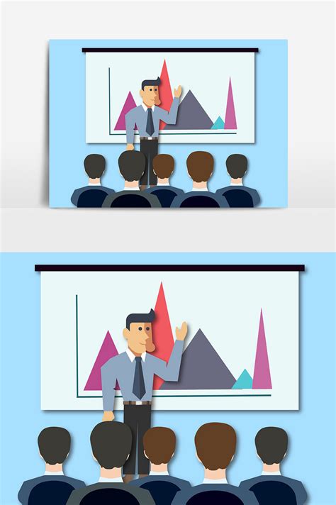 Corak Pelbagai Elemen Kuliah Mesyuarat Kartun Yang Dilukis Dengan Tangan Elemen Grafik Psd