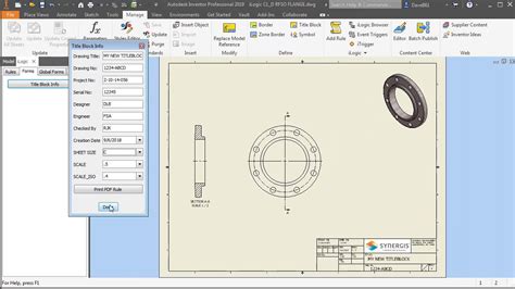 Ilogic Adding Rules To A Drawing Youtube
