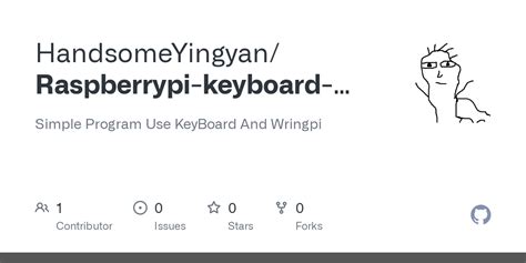 GitHub HandsomeYingyan Raspberrypi Keyboard Car Simple Program Use KeyBoard And Wringpi