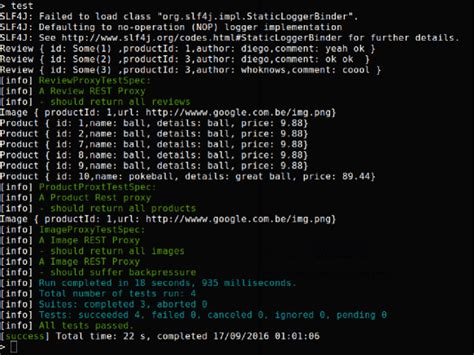 creating scalatest tests for the proxies