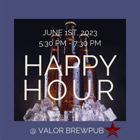 Matthew Philip Wee On Linkedin For Those Interested Hillvets Will Be Having A Happy Hour At Valor…