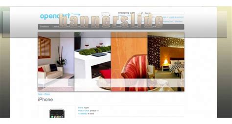 OpenCart Bannerslide