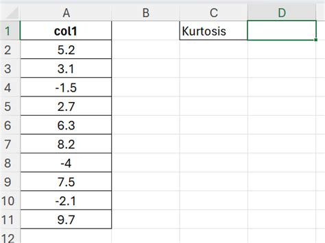 How To Use Kurt Function In Excel Sheetaki