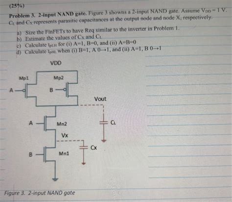 25 Problem 3 2 Input Nand Gate Figure 3 ﻿showns