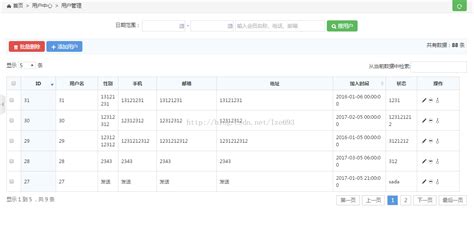 二、jq前端分页插件datatable使用 table sort datatable 分页 csdn博客