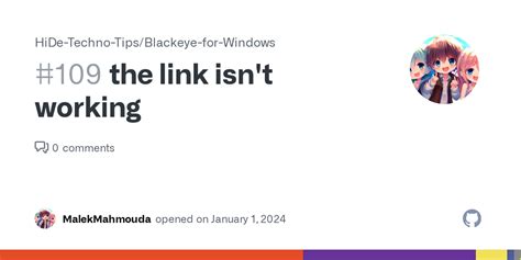 The Link Isn T Working Issue HiDe Techno Tips Blackeye For Windows GitHub