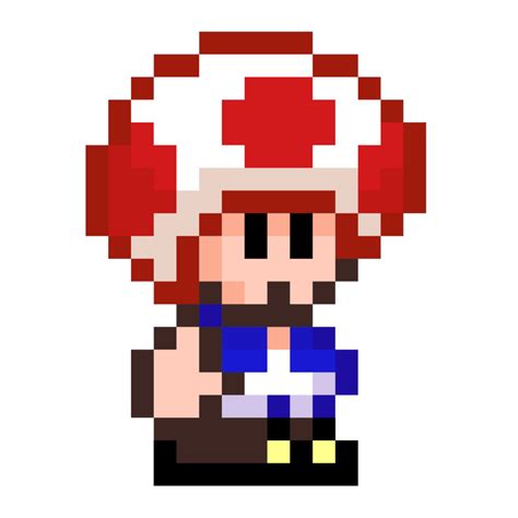 Super Mario Maker 2 Default Toad Color By Tjziomek On Deviantart