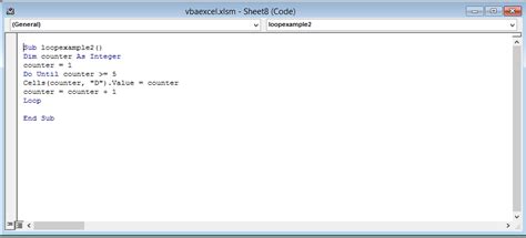 Excel Do Until Loop Iterative Automation Free Online Tutorial Library