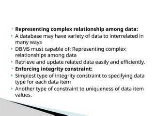 Relational Database Management System And Their Application PPT