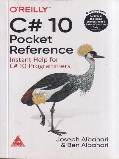 Oreilly C 10 Pocket Reference Instant Help For C 10 Programmers