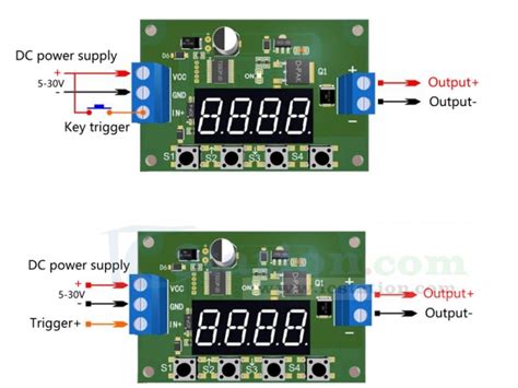 DC V V Multi Function Trigger Cycle Timer MOS Delay Controller Module