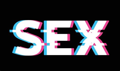 Word Sex With 3d Effect Vector Illusttation 13751027 Vector Art At Vecteezy
