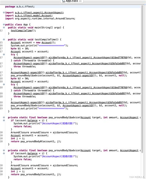 Aspectj使用 Csdn博客