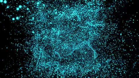 Green Particle Animation 5176151 Stock Video At Vecteezy