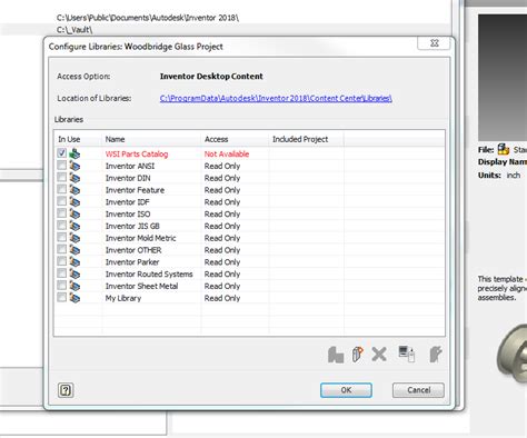 Solved Inventor 2018 Content Center Autodesk Community