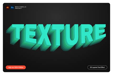 3d Layered Text Effect Scene Generators Ft Stacked And Dimensional Envato