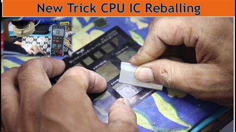 New Trick CPU IC Reballing By AsiaTelecom YouTube
