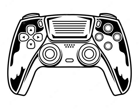 Premium Vector Game Controller Vector Illustration Video Game Sports