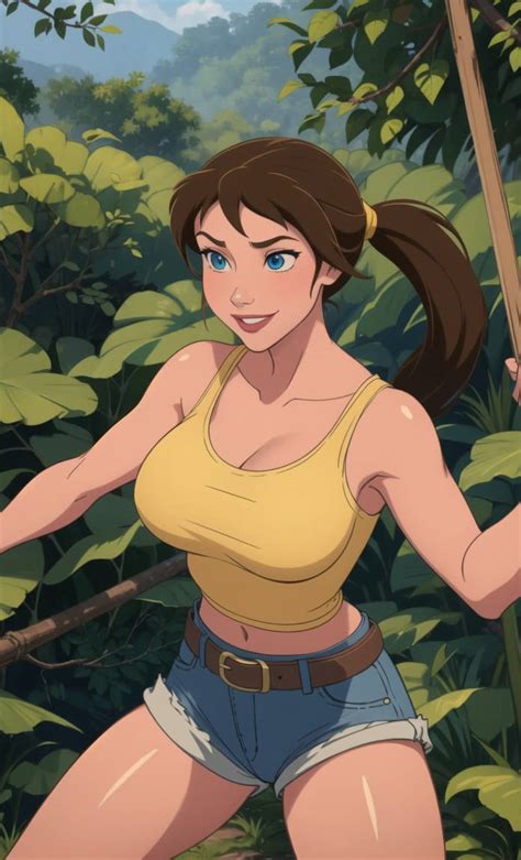 Jane Porter Tarzan 5 Ready For A Fight By Bonnieaiart On Deviantart