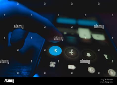 Bluetooth Connection On Smartphone Screen High Quality Illustration Stock Photo Alamy