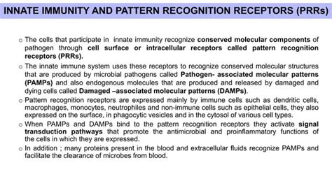 Soluble Pattern Recognition Receptors Pptx Chemistry Science