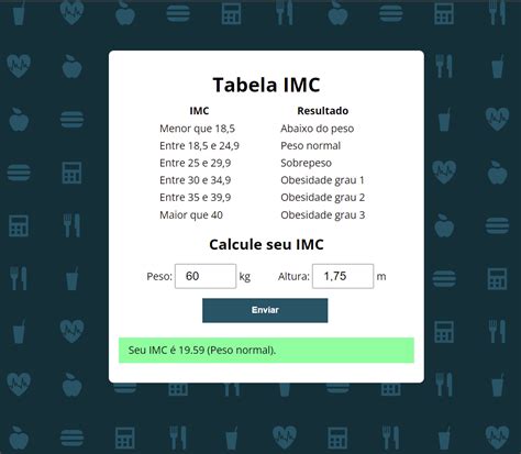 GitHub AlexFlorenco Calcular Imc Calculadora De IMC Em JavaScript