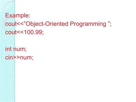 Principles Of Object Oriented Programing Ppt