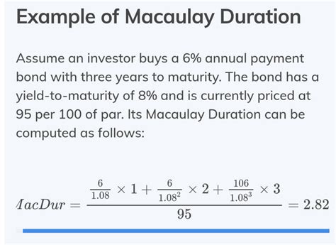 Macaulay Duration Bond Modified Duration Vs Macaulay Duration Key