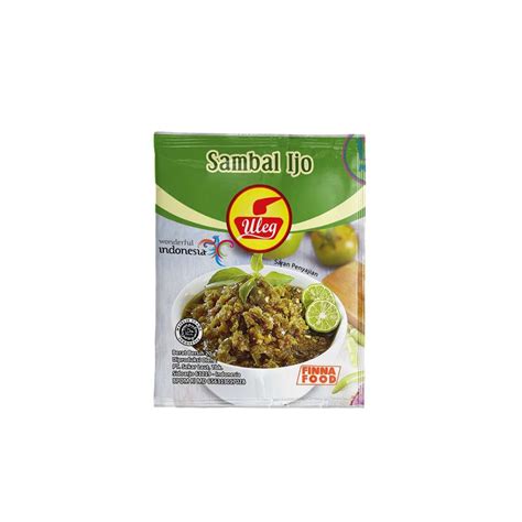 Uleg Sambal Ijo Sachet 20gr Sedap Food Group