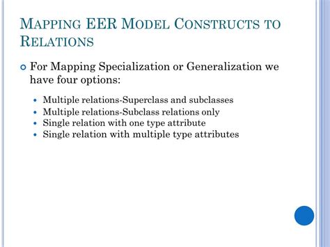 PPT Mapping ER EER To Relational Model PowerPoint Presentation Free Download ID 1943779