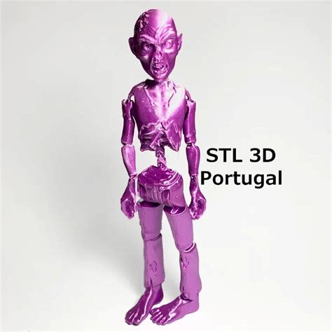 Flexi Zombie Archivo Stl Obj Para Impresion 3d Electrogeek