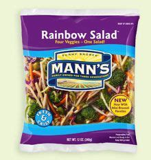 Manns Rainbow Salad Quick And Healthy Salad Mix