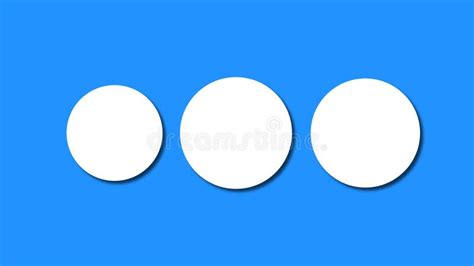 Creative Circles Sizing Loading Animation For Social Media Apps Websites Stock Illustration