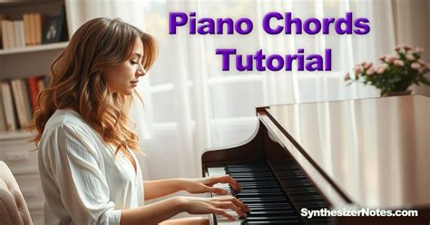 Piano Chords Tutorial 2 Chord Basics Notes Intervals Structure