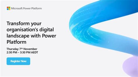 Microsoftaustralia Lowcode Digitaltransformation Powerplatform Innovation Webinar