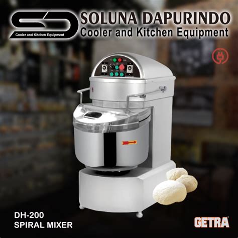 Jual Getra Spiral Mixer Dh 200 Mesin Pengaduk Adonan Dh200 Shopee