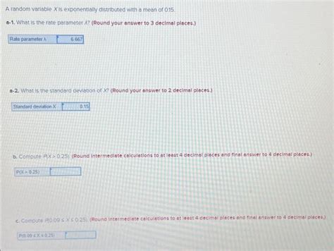 Solved A Random Variable Xis Exponentially Distributed With