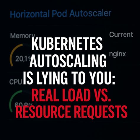kubernetes autoscaling is lying to you real load vs resource requests by mohamed elemam