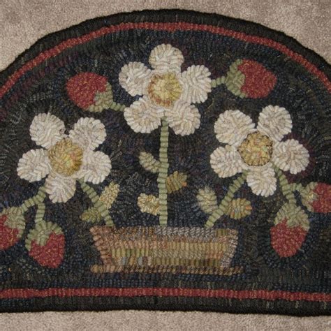 Strawberries Rug Hooking Pattern Etsy