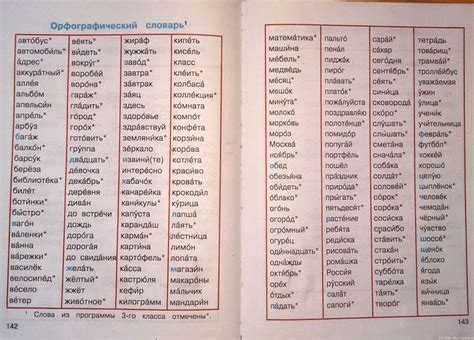 Слова для 1 класса на букву и Список словарных слов 1 класс Школа