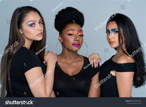 Group Fashion Models Posing Photo Shoot Stock Photo 1087856630 Shutterstock