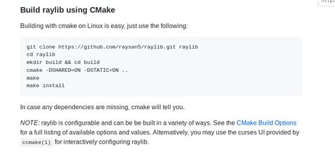Build Cmake With Draylibusestaticlibson Is Looking For The Wrong